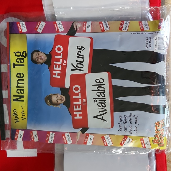 Rasta Imposta | Other | Name Tag Halloween Costume | Poshmark
